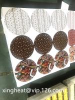 China Customized 6 Color Printed Tinplate Steel Sheet  Rectangular Shape 2.0/2.0 for sale