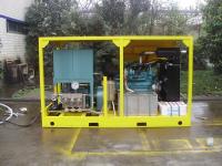 China 600bar 75kw Trolley High Pressure Cleaner Washer Engine Power Pressure Cleaning for sale