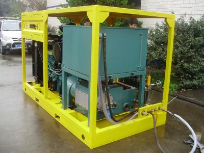 China 90kw 620bar Water Blaster High Pressure Hydro Blaster For Old Paintings Remove for sale