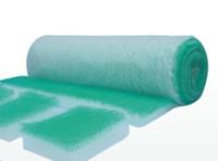 China Low Resistance Medium Filter Media / Ceiling Filter For Spray Booth Good Smog Filtration Performance for sale
