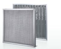 China Metal Mesh Pre-Filter Multiple Layers Wavy Alum and Stainless Steel Mesh 600x600x50mm for sale