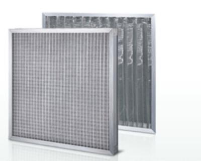 China Metal Mesh Pre-Filter Multiple Layers Wavy Alum and Stainless Steel Mesh 600x600x50mm for sale