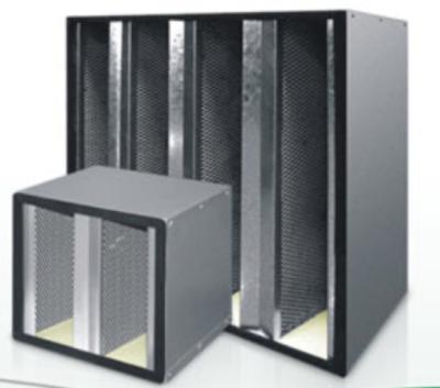 China V-Type Activated Carbon Combined Air Filter High Airflow 600mm x 600mm x 292mm Easy Install for sale