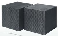 China Honeycomb Activated Carbon Cube Low Wind Resistance Better Function Of Adsorption for sale