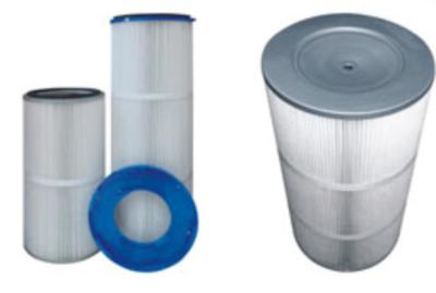 China Dust Filter Cartridge 130°C 300°C Polyurethane Nonwoven Fabric for Industrial Dust Collection for sale