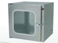 China Stainless Steel Pass Box 600x600x600mm with Spray Paint or SS Surface Cleanroom Equipment for sale