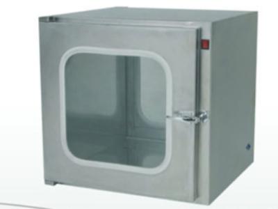 China Stainless Steel Pass Box 600x600x600mm with Spray Paint or SS Surface Cleanroom Equipment for sale
