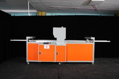 China Fully Automatic Pneumatic 5-Head Card Cover Pressing Machine 1.5KW 3000×1370×1750mm for HEPA Filter Production for sale