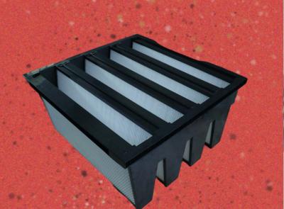 China ABS Frame MERV 13 HEPA Media Filter 610x610x292mm with 5000 m³/hr Airflow for HVAC Systems for sale