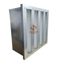 China Rigid Galvanized Steel MERV 9 Air Purifier Filter 110 Pa Initial Resistance 80°C Max Temperature for sale