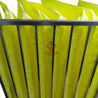 China Melt Blown Synthetic F7 Bag Filter 595mm Air Purifier with 85 Pa Resistance and Multiple Size Options for sale