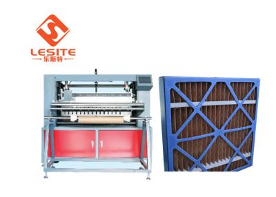 China LESITE 1500mm Origami Folding Machine | 7.5KW 380V Kraft Paper Filter Pleating Equipment | 20-30 Folds/Minute for sale