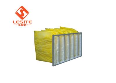 China Galvanized Compression HEPA Vacuum Bags Polypropylene Custom Size Pocket Filter Frame for sale
