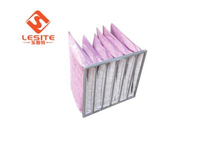 China F8 Aluminum Bag Filter with 80°C Max Temperature and 80% RH Humidity Rating for Non-Dust Room Air Filtration for sale