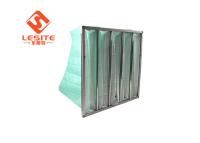 China 21mm H14 Aluminum Bag Filter with Glass Fiber Media - 80°C Temperature Resistance, G4-F9 Efficiency Range for sale
