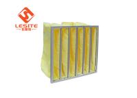 China H13 Grade Aluminum Bag Filter 5μm Filtration with 80°C Temperature Rating and Large Dust Capacity for sale