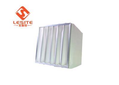 China F9 Aluminum Bag Filter 99.97% Efficiency Synthetic Fiber Air Filter for HVAC Systems 80°C Max Temperature for sale