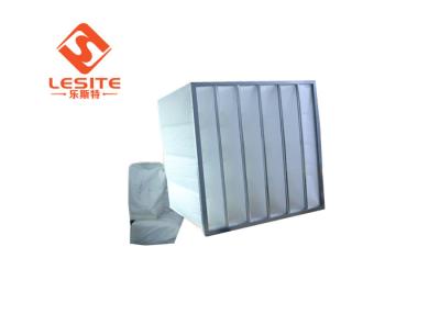 China F7 Aluminum Bag Filter with 80°C Max Temperature and 80% RH Humidity Rating for Industrial Air Filtration for sale