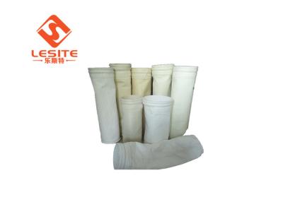 China 400 Micron Acrylic Dust Extractor Filter Bag for Plastics Industry - 130°C Continuous Temperature, 550g Weight for sale