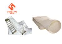 China 2mm Acrylic Dust Filter Bag with 550g/m² Weight and 2.0-3.0 m³/m²/min Air Permeability for Industrial Dust Collectors for sale