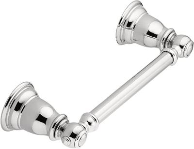 China Moen YB5408CH Kingsley Traditional Double Post Pivoting Toilet Paper Holder, Chrome for sale