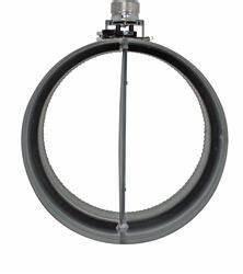 China 12'' Round Ventilation Air Vent Damper Air Flow Volume Controller Damper For Air Conditioning Duct for sale