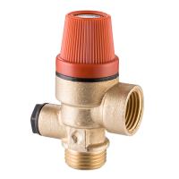 China 1/2'' CE Pressure Relief Safety Valve WRAS Approved For European Boiler Heating System Pipe for sale