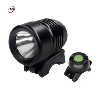 China Round Black 2100 Lumen Front Bike Light Long Range Portable for sale