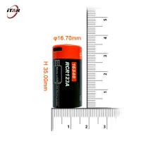 China 16340 Li Ion Rechargeable Batteries 700mAh 2.59Wh 3.7 Volt For Electronic Fans for sale