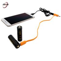 China 14500 Li Ion Rechargeable Batteries 1100mAh With 500 Cycles Life for sale