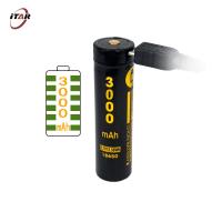 China OEM 3200mah 18650 Rechargeable Lithium Battery For LED Flashlights for sale