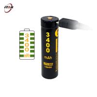 China Lithium Ion 3.7 V 18650 Rechargeable Battery USB Type C Charging for sale