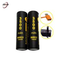 China BMS 18650 Li Ion Rechargeable Batteries 3.7V 3500mAh For Digital Device for sale