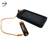 China BMS 21700 Li Ion Battery , 5000mAh 3.7 V Rechargeable Cell For Flashlight for sale