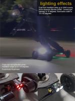 China 5600 Lumen Electric Skateboard Lights Waterproof IP66 Front Rear Combo for sale