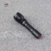 China Aluminum Black Rechargeable LED Flashlight IP67 Waterproof For Camping Hiking for sale