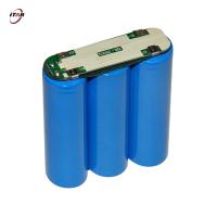 China Rechargeable 11.1 V Battery Pack ,  3S1P 18650 Lithium Ion Power Pack 3200mAh for sale