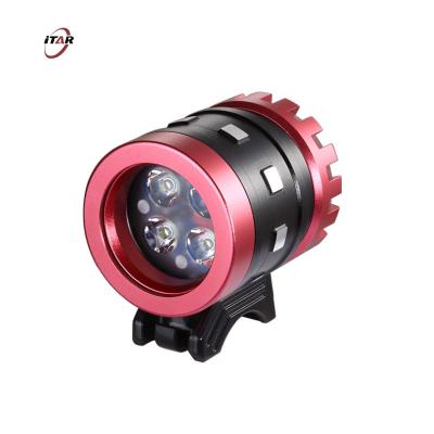 China Aluminum Rechargeable Bike LED Flashlight 2000 Lumen IP65 Waterproof for sale