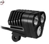 China Rechargeable Front Electric Bicycle Light Flood Beam Waterproof OEM ODM for sale