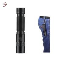 China Small USB Rechargeable Flashlight , 1200 Lumen Portable Rechargeable Torch Light for sale