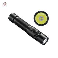 China Portable Waterproof Torch Light , IP65 USB Charging Flashlight With 18650 Battery for sale