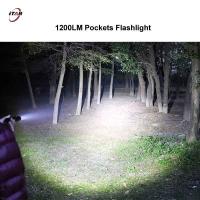 China Mini Powerful Energy Efficiency Magnetic Convenient EDC Flashlight 1200 Lumens for sale