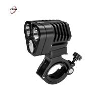 China Water Resistant 3000 Lumens Bike LED Flashlight With External Switch Easy To Install for sale