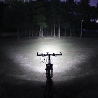 China Multiple Lighting Modes 3000 Lumens Bike Front Light With Go Pro Adapter for sale