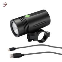 China Rechargeable Cylindrical Bike LED Flashlight Waterproof Aluminum Material for sale