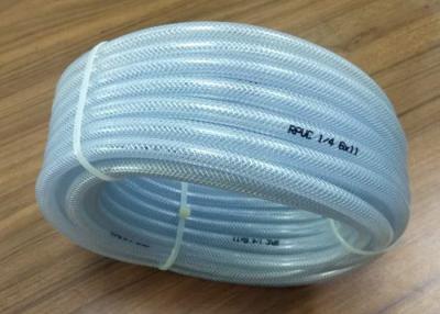 China High Pressure Braided Hose , PVC Clear Reinforced Hose Pipe For Water Delivery for sale