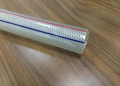 China 12mm PVC Braided Hose Pipe 1 / 2 Inch Chemical Resistant For Conveying Liquids for sale