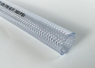China Non Toxic PVC Braided Hose Food Grade PVC Tubing For Milk Beer Drinking Water for sale