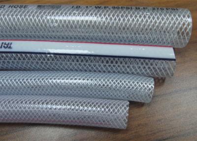 China Flexible PVC Braided Hose Food Grade Clear Drinking Water Pipe SGS Standard for sale