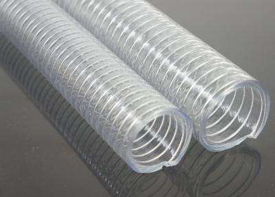 China High Grade PVC Steel Wire Hose 3mm - 21.5mm Thickness For Drinking Water for sale